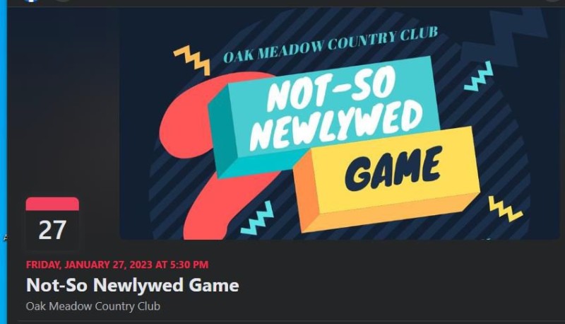 Not-So Newlywed Game - Oak Meadow Country Club, Rolla - Naturally Meramec